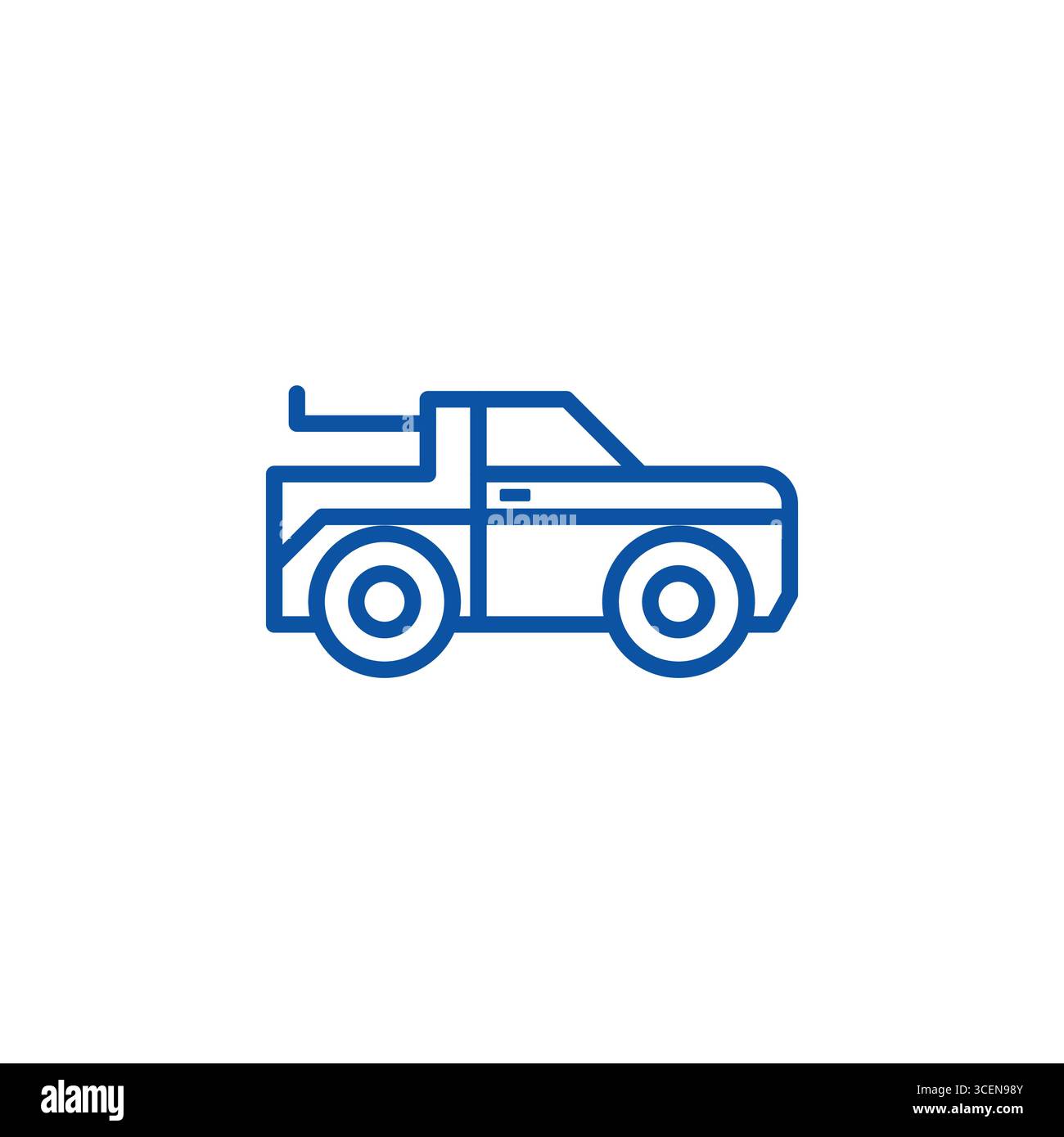 Mini pickup truck on Stock Vector Images - Alamy