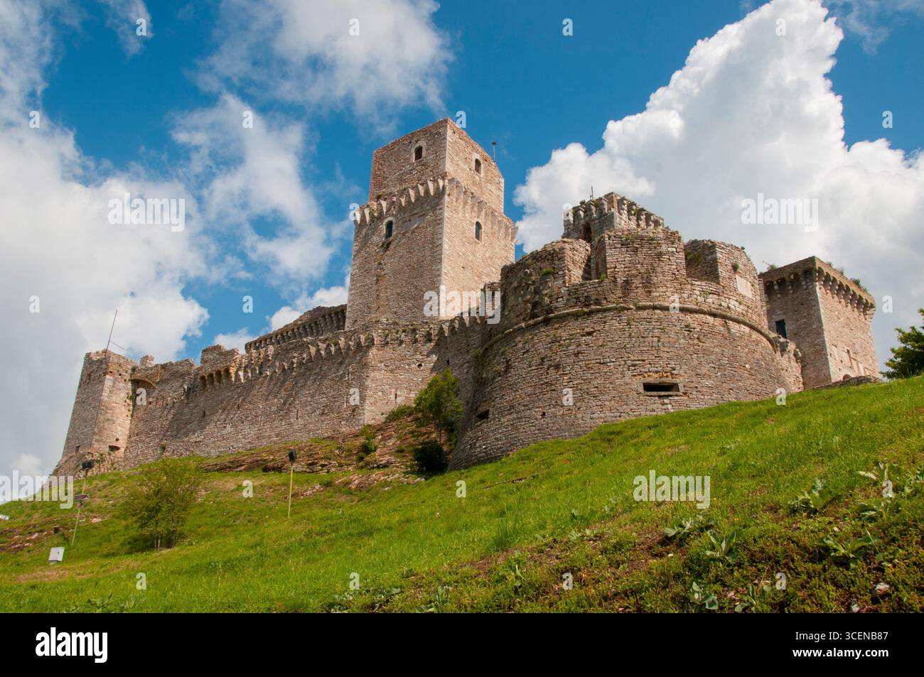 Italy: Rocca Maggiore, built in 1316, serves as the main fortification ...