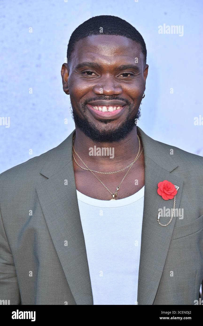 Los Angeles, USA. 16, August, 2025. Pictured left to right, Adolphus ...