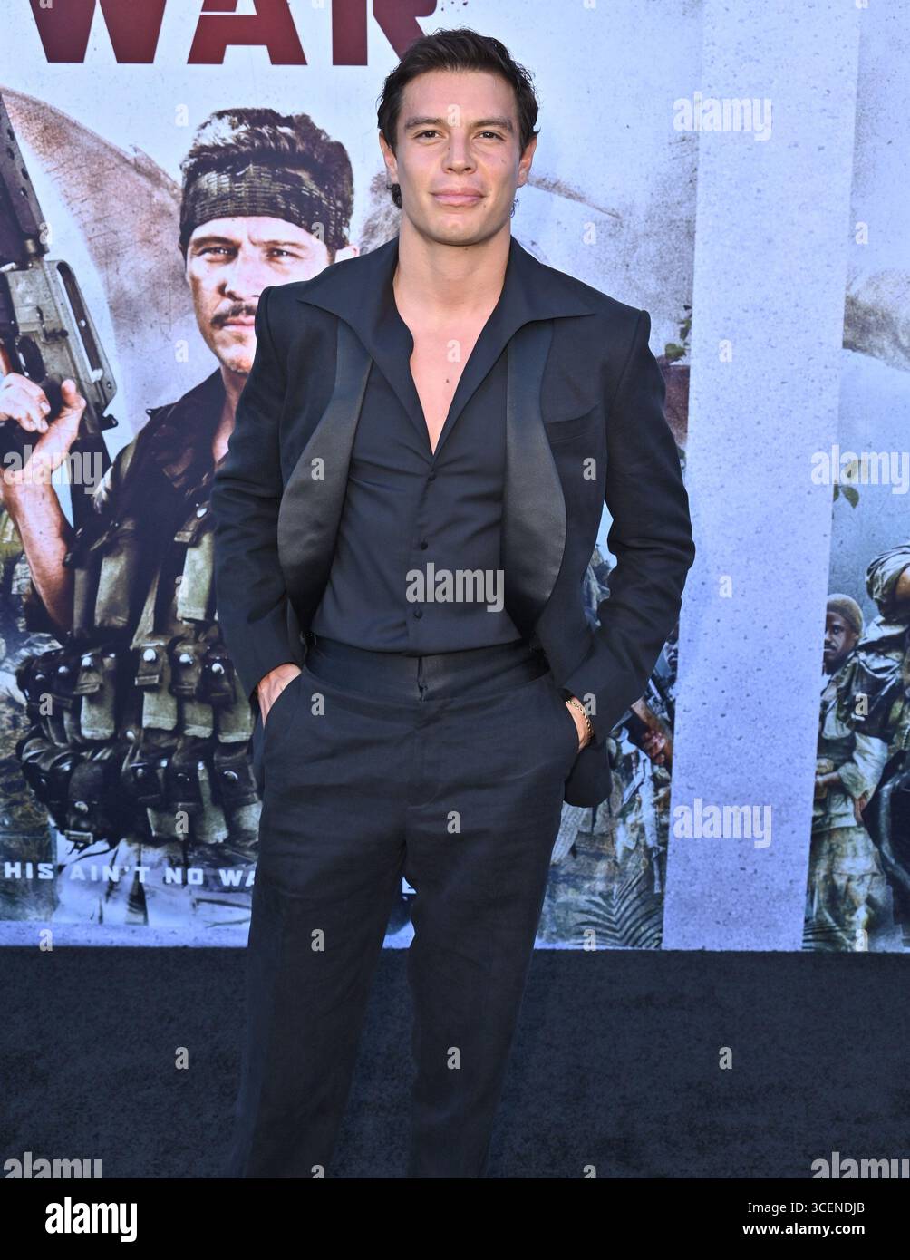 Los Angeles, USA. 16, August, 2025. Pictured left to right, Carlos ...