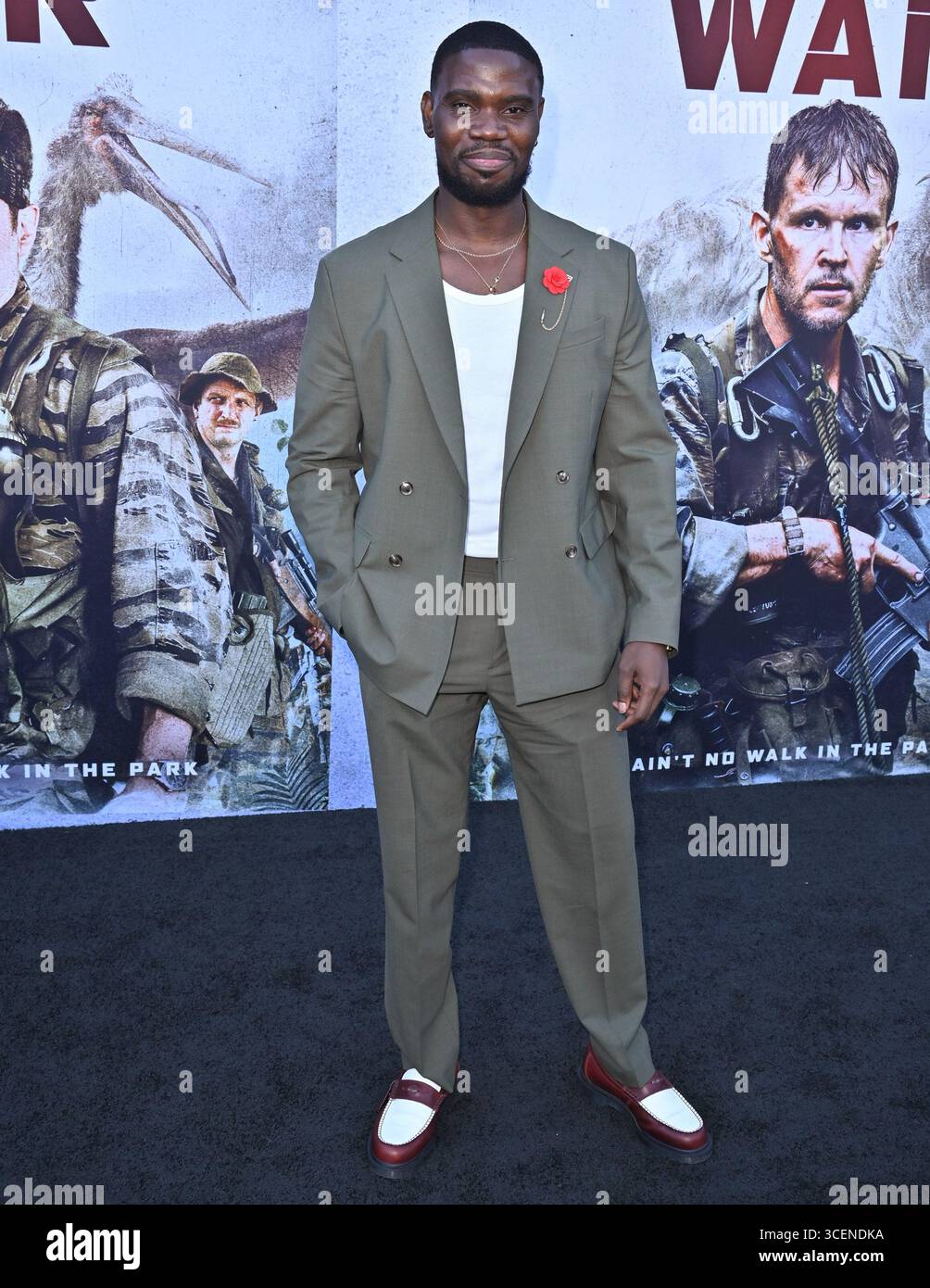 Los Angeles, USA. 16, August, 2025. Pictured left to right, Adolphus ...