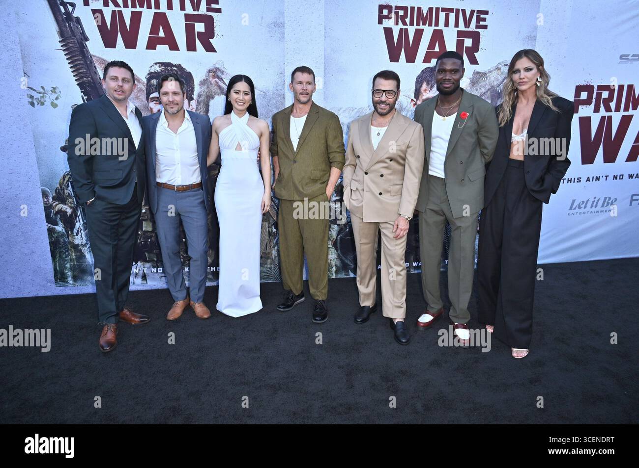 Los Angeles, USA. 16, August, 2025. Pictured left to right, Luke Sparke ...