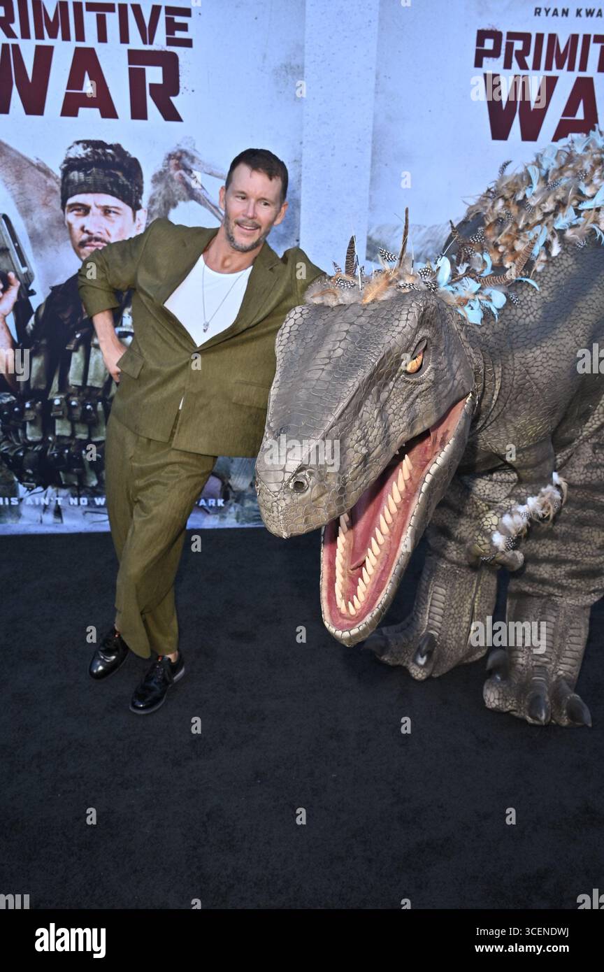 Los Angeles, USA. 16, August, 2025. Pictured left to right, Ryan ...