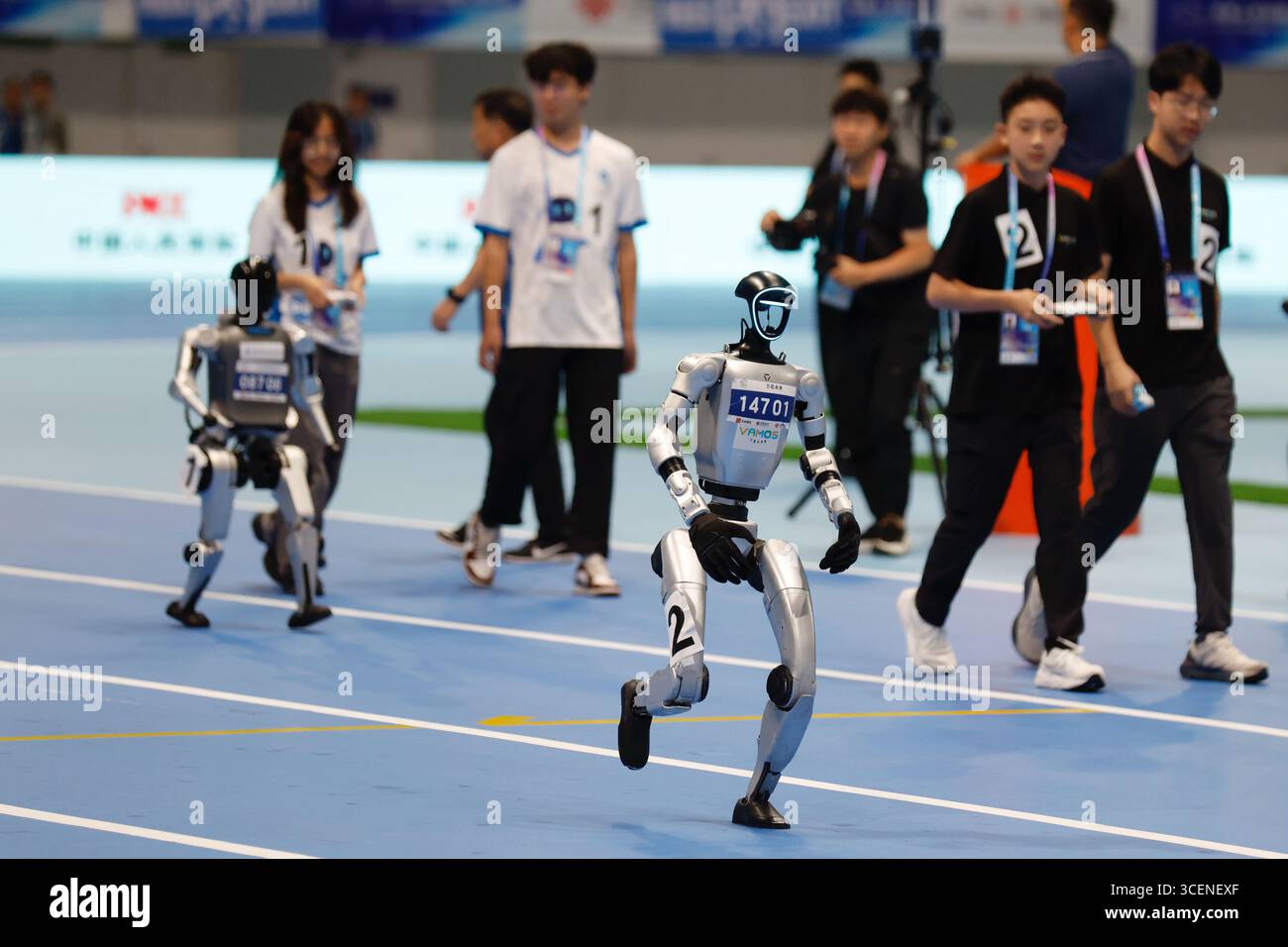 Humanoid robots are in the race. Beijing,China.16th August 2025. The ...