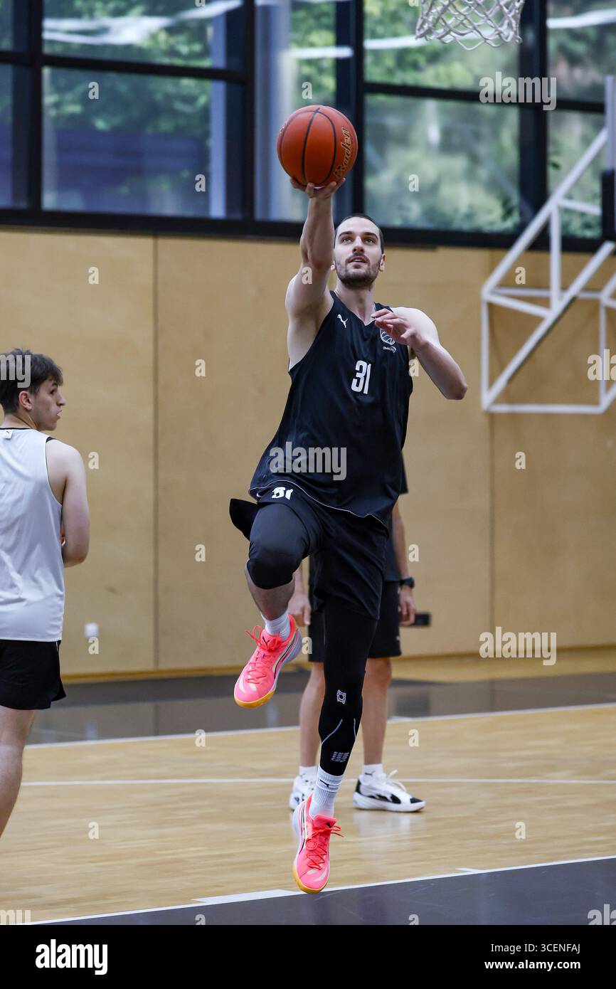 18 August 2025, Bavaria, Strullendorf: Basketball, Bundesliga, 2025/ ...