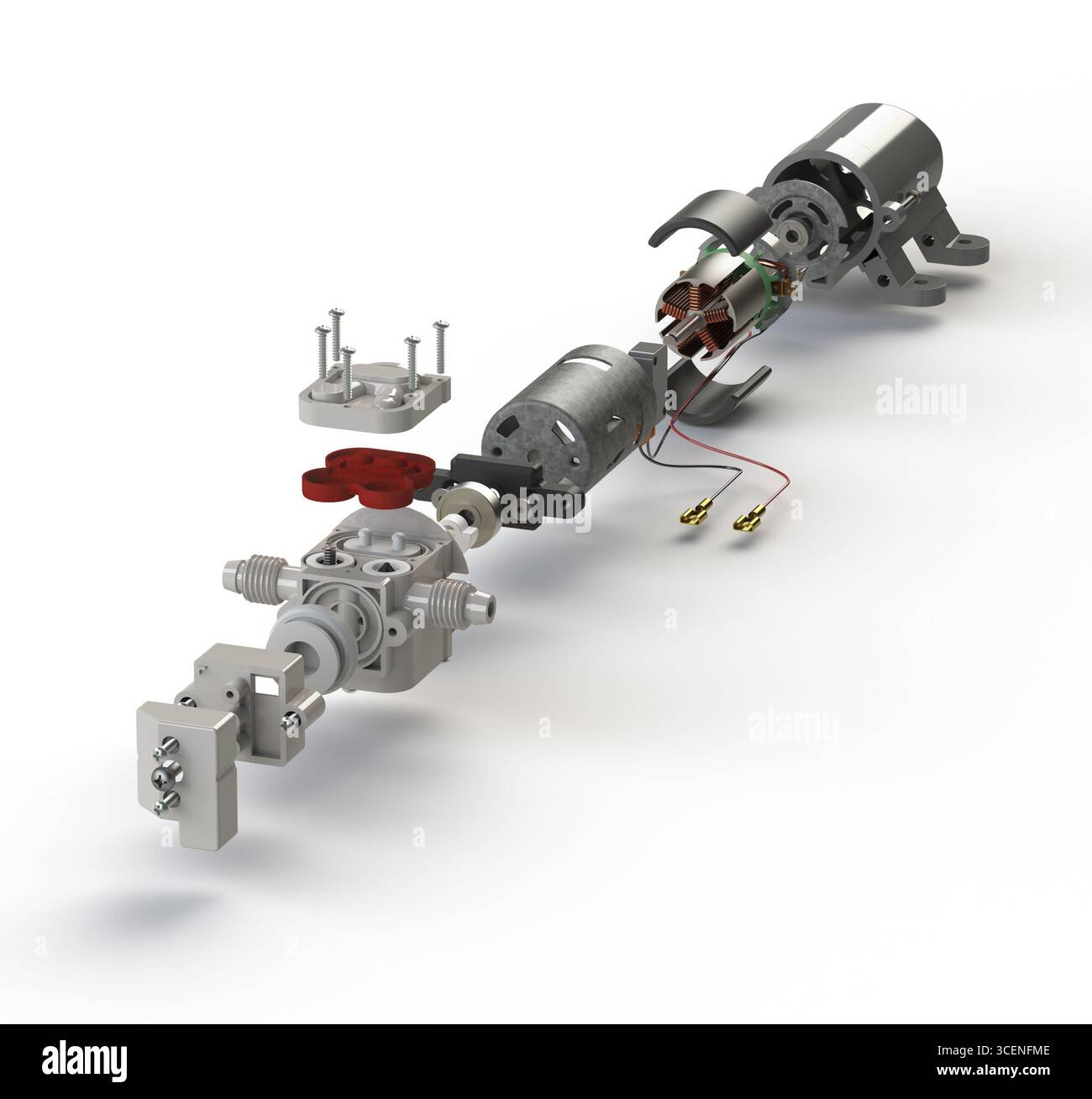 Gear motor Cut Out Stock Images & Pictures - Alamy