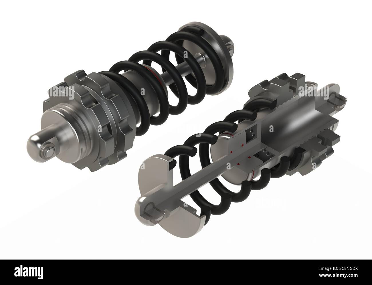 Car shock absorber for automotive industry Stock Photo - Alamy