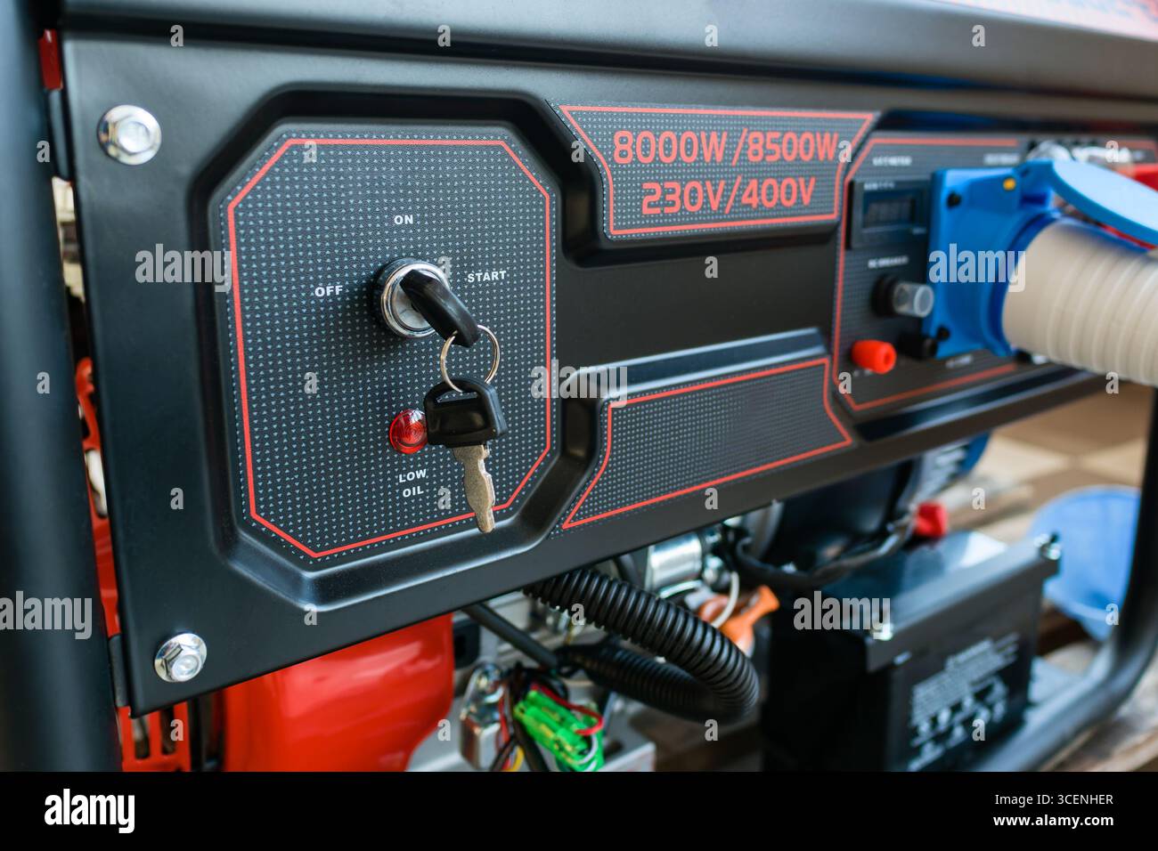 Portable electric generator wires hi-res stock photography and images ...
