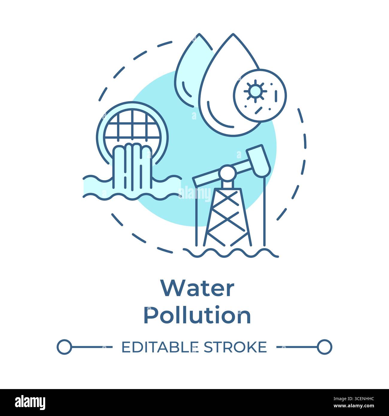 Pollution sources water Cut Out Stock Images & Pictures - Alamy