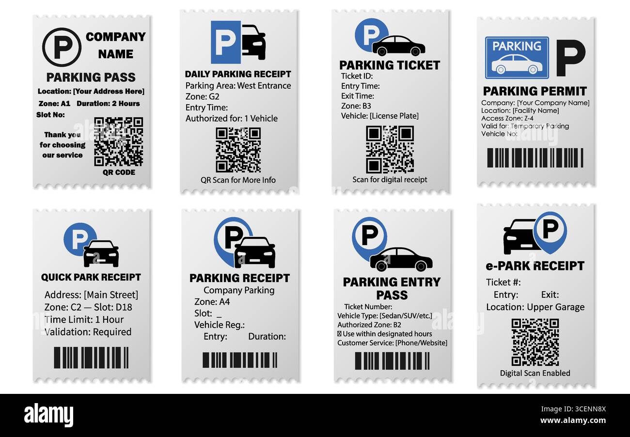 Ticket qr codes Stock Vector Images - Alamy