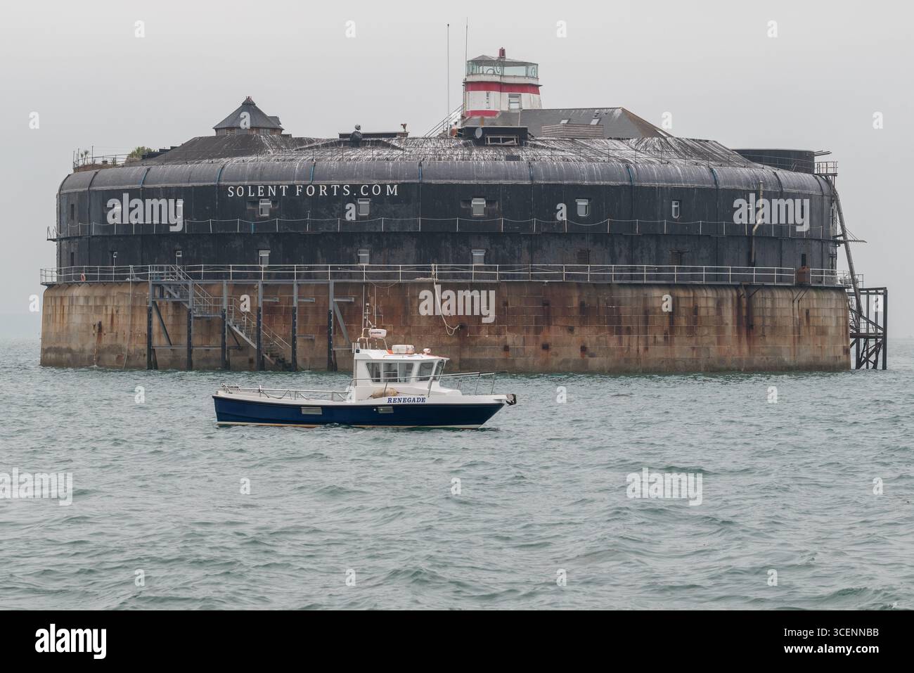 No Man's land fort, one of the Palmerston forts built in the Solent ...