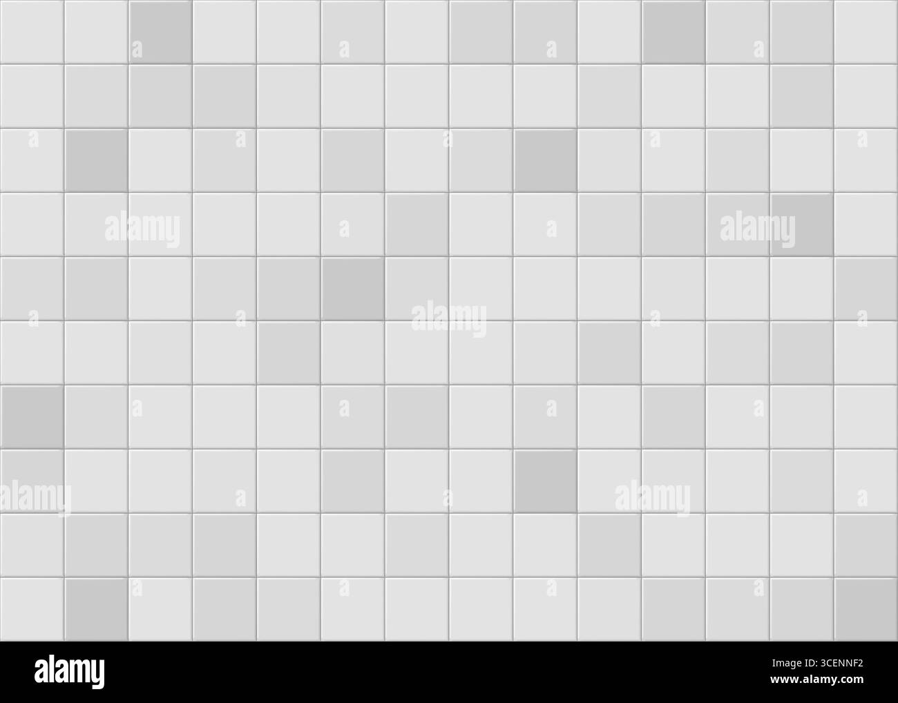 Seamless light gray tile texture with subtle tonal variation, perfect for interior surfaces ...