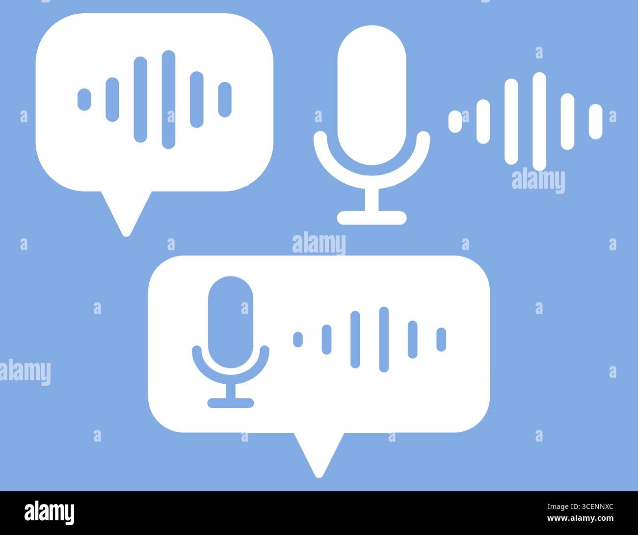 Podcast waveform icon audio Stock Vector Images - Alamy