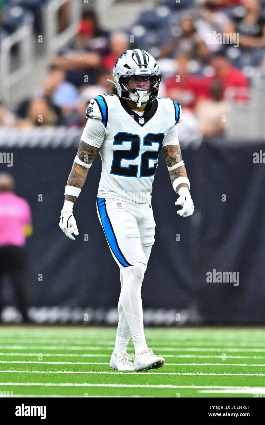 Carolina Panthers safety Lathan Ransom (22) walks on the field against ...