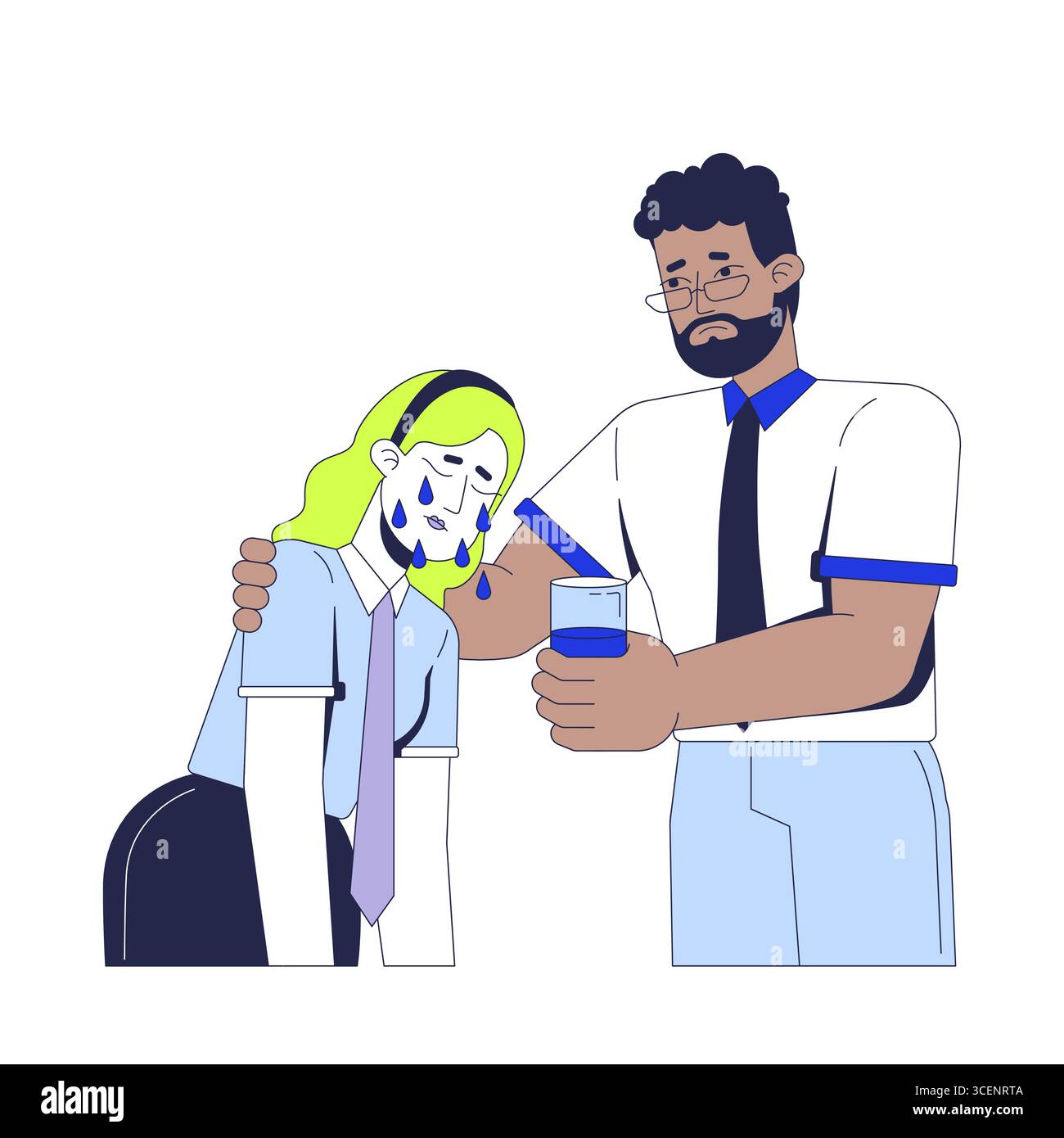 Workplace empathy Cut Out Stock Images & Pictures - Alamy