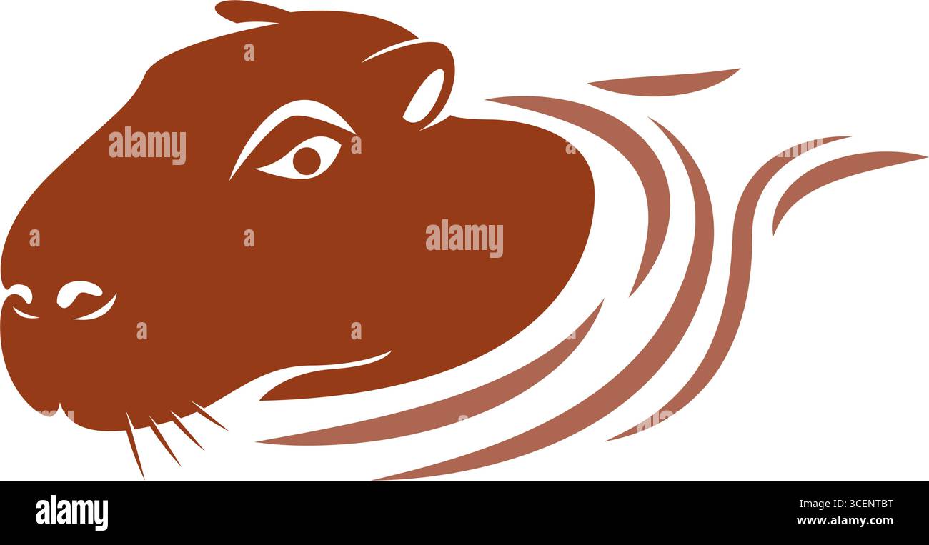 Capybara icon logo design illustration Stock Vector Image & Art - Alamy