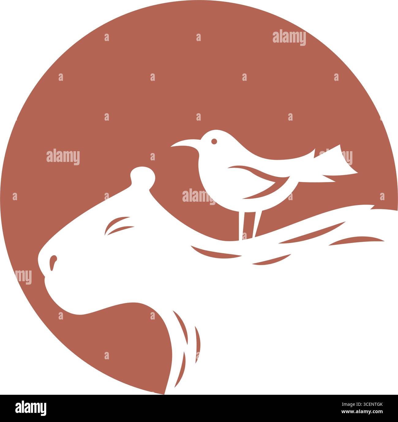 Capybara icon logo design illustration Stock Vector Image & Art - Alamy