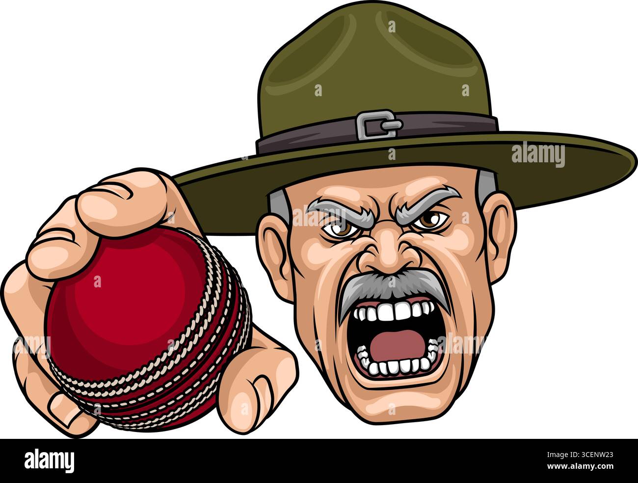 Cricket coach Stock Vector Images - Alamy
