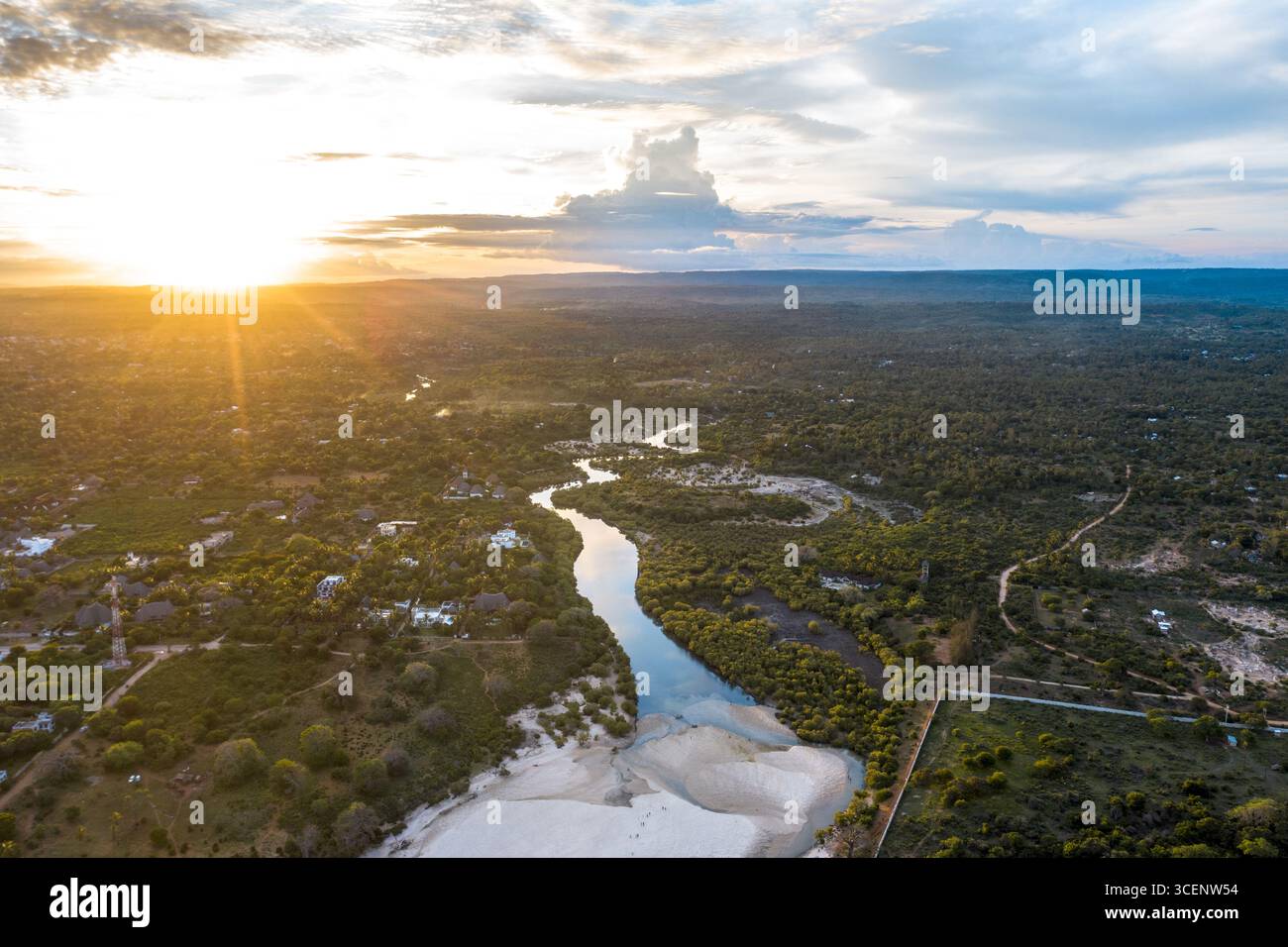 Aerial through trees over beach hi-res stock photography and images - Alamy