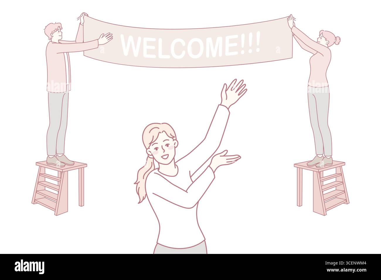 Hosts house sign Stock Vector Images - Alamy