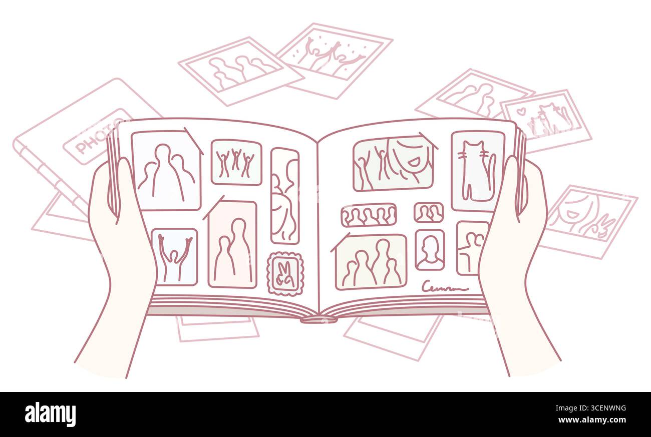 Photo album photos life Cut Out Stock Images & Pictures - Alamy