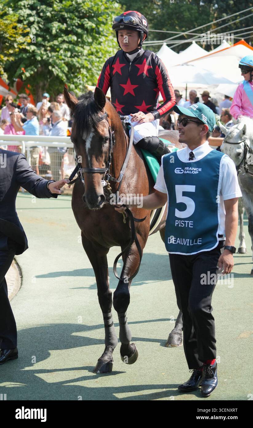 DANCING GEMINI of ROSSA RYAN during the 2025 THE AGA KHAN STUDS PRIX JACQUES LE MAROIS on 17 ...