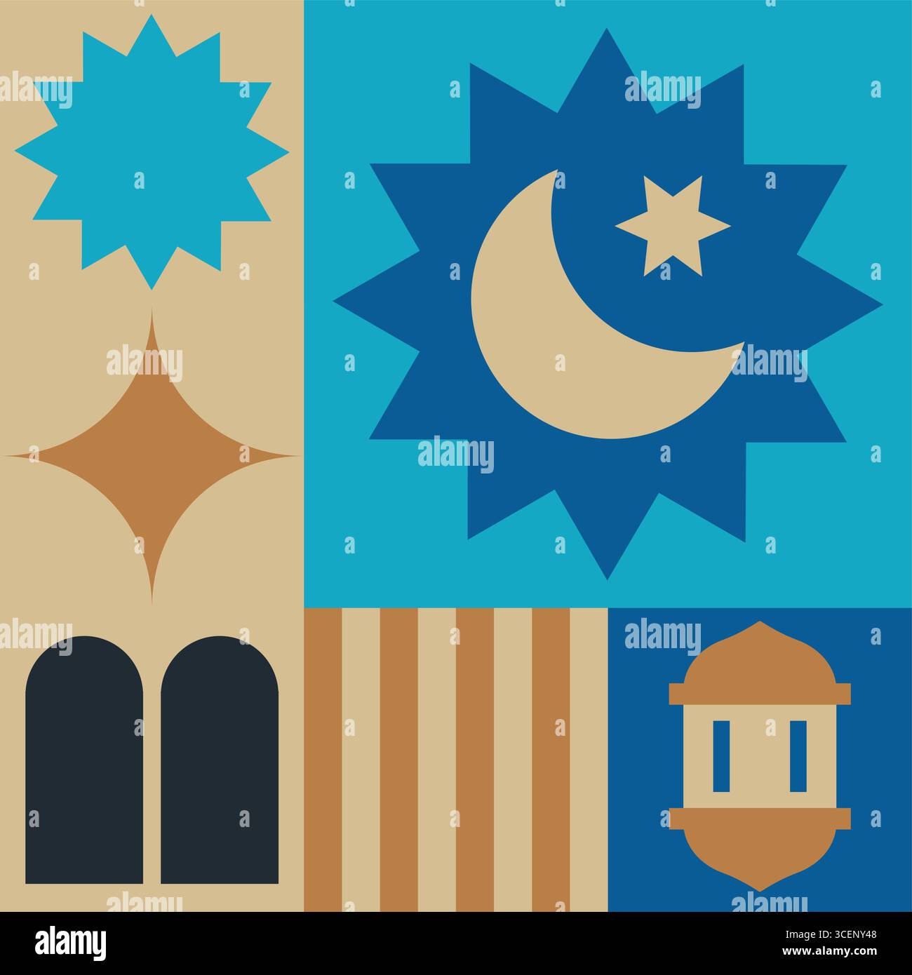 Eid sacrifice art Stock Vector Images - Alamy