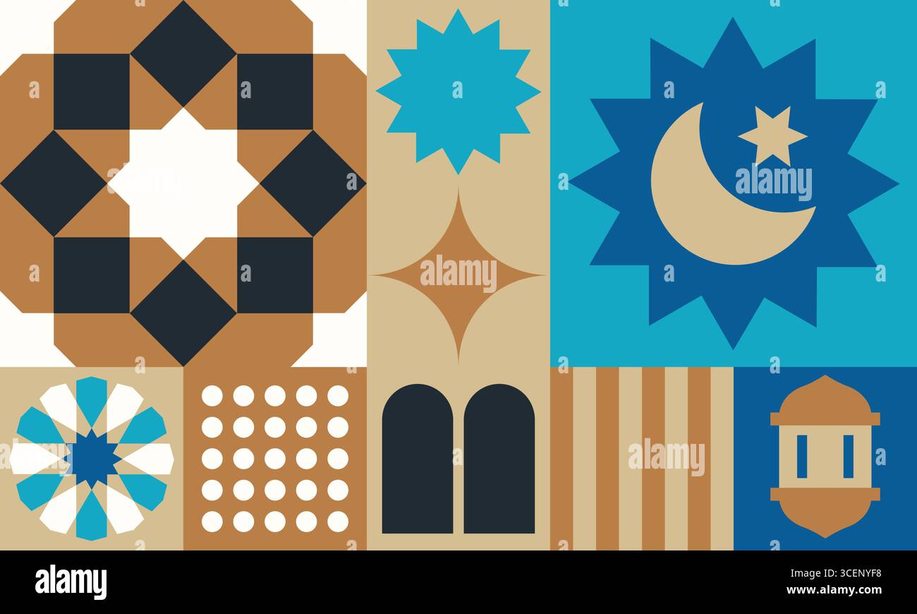 Modern Islamic Tiles Vector Set Stock Vector Image & Art - Alamy