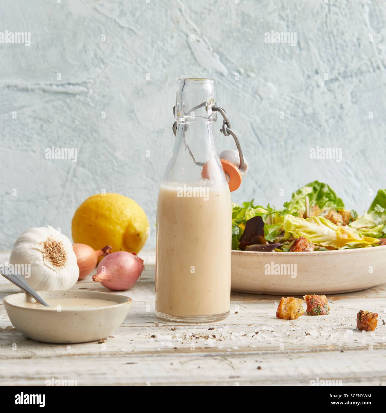 French dressing bottle hi-res stock photography and images - Alamy