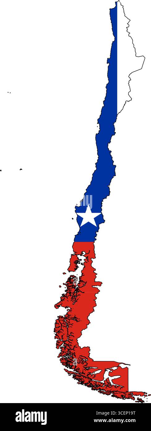 Patagonia map vectors hi-res stock photography and images - Alamy