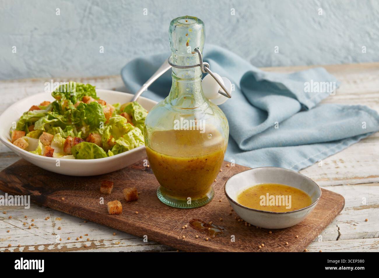 Maple mustard dressing Stock Photo - Alamy