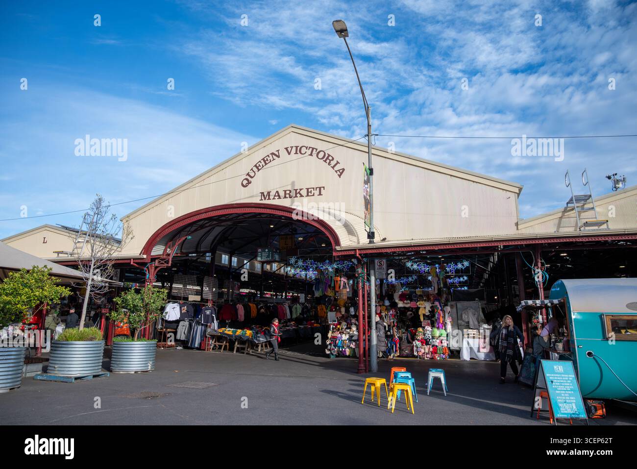 Queen Victoria Market in Melbourne, Victoria, Australia, is a historic ...