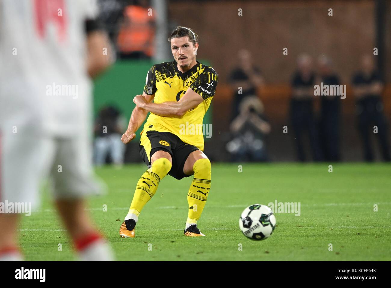 Marcel SABITZER (DO) action, individual action, football, DFB Cup, 1st ...