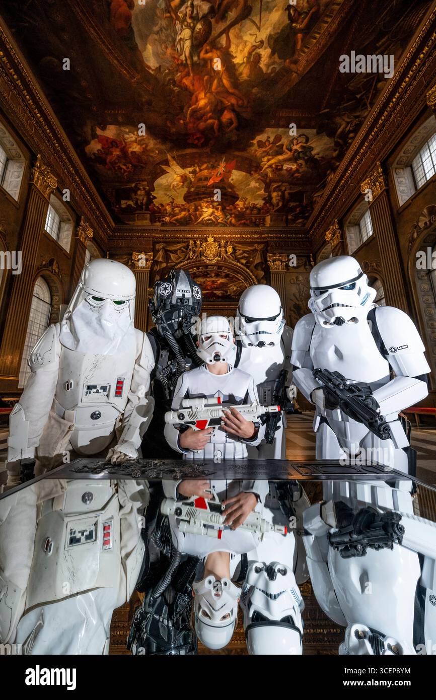 London, UK. 19 August 2025. Costumed fans as stormtroopers take part in ...