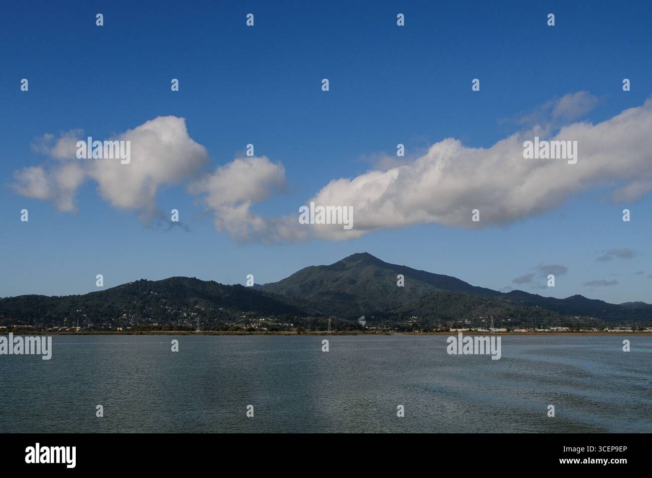 View of Mount Tamalpais, also known as Mt. Tam, a peak in Marin County ...