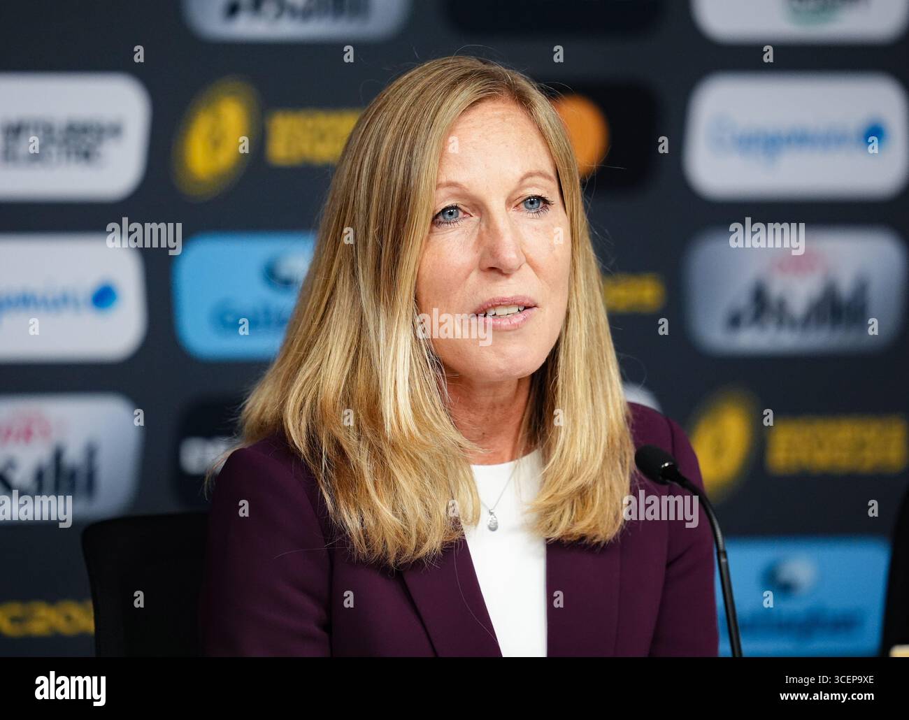 Women's Rugby World Cup 2025 Managing Director Sarah Massey during the ...