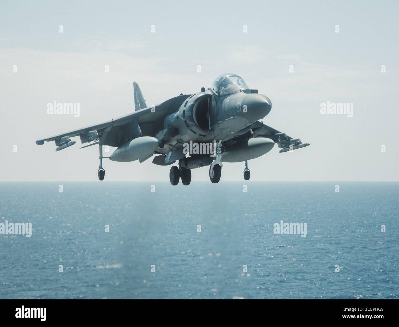A U.S. Marine Corps AV-8B Harrier with Marine Medium Tiltrotor Squadron ...
