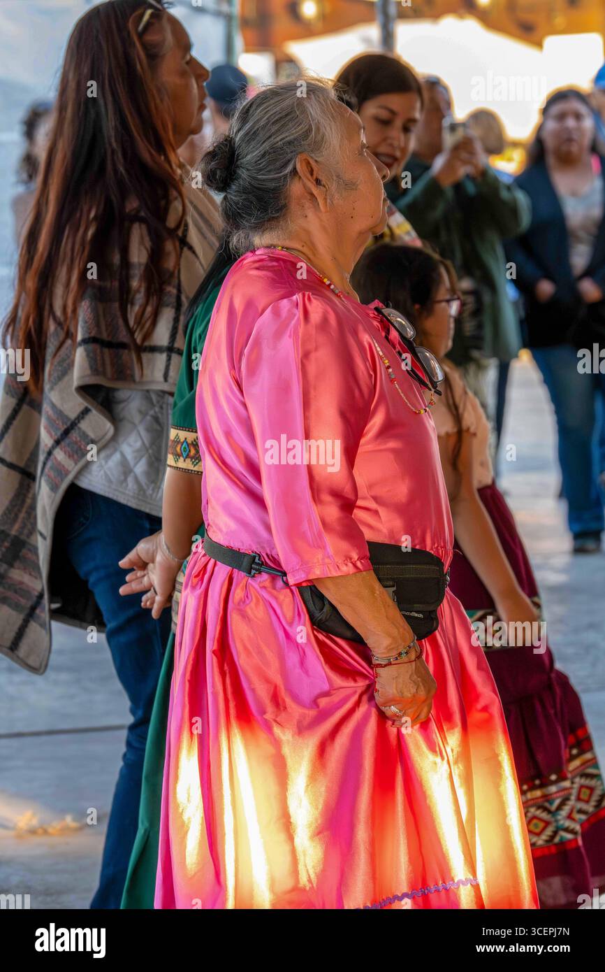 Ensenada, Mexico. 16th Aug, 2025. Doña Bertha Portillo, a Cucapá ...