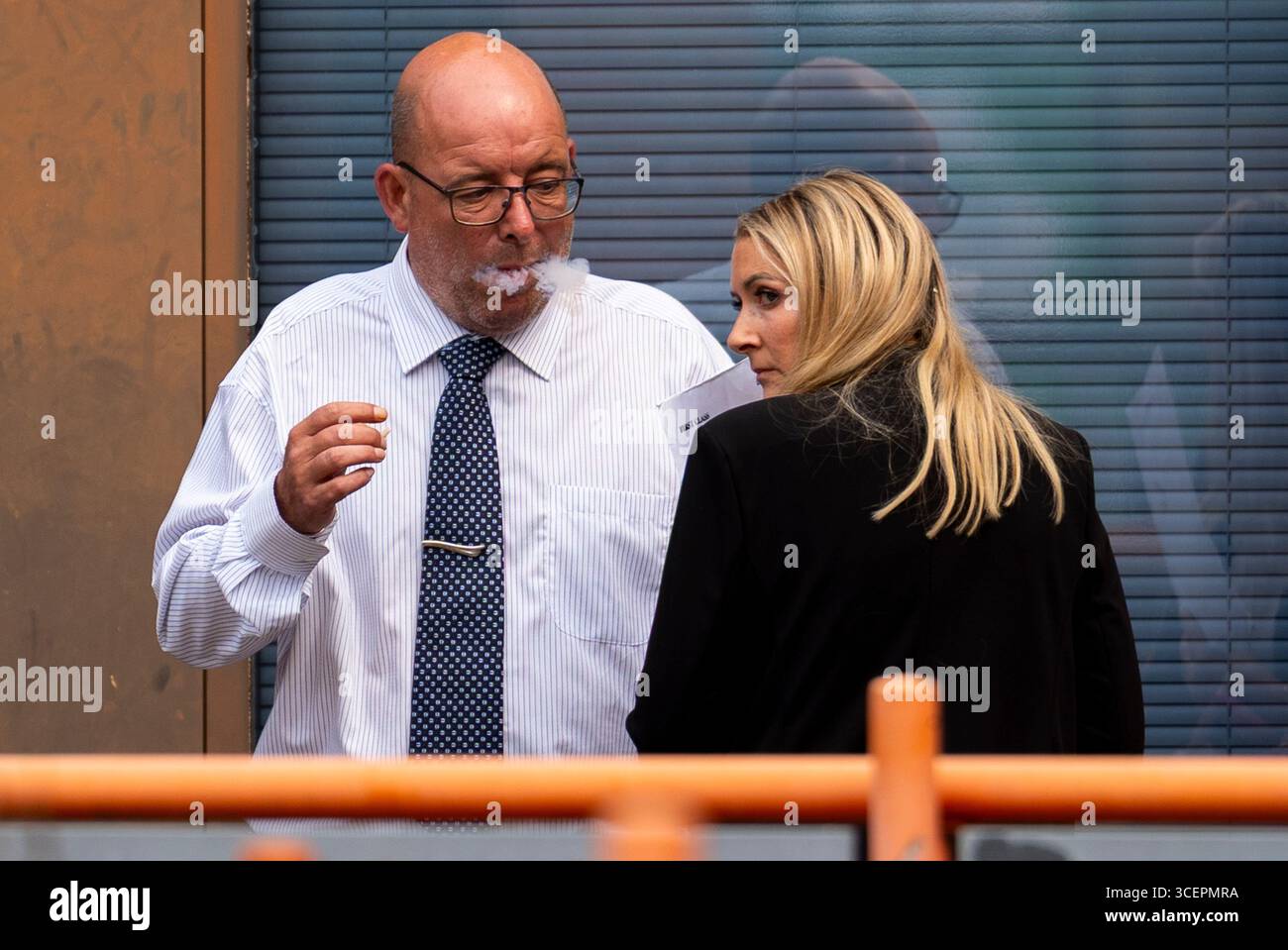 Kathryn Scott outside Uxbridge Magistrates' Court, where she denied a ...