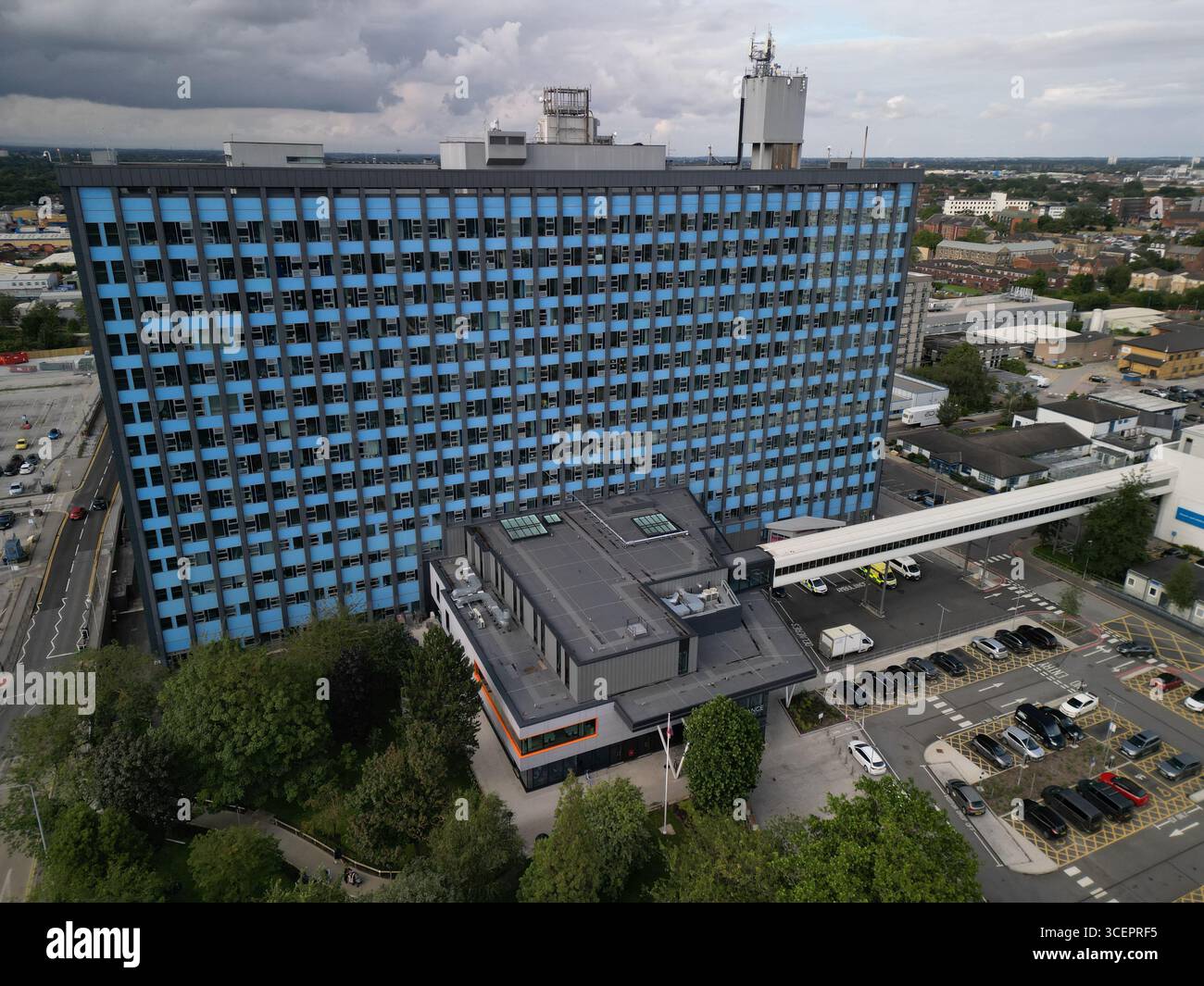 aerial view of Hull Royal infirmary, Hull University Teaching Hospitals ...