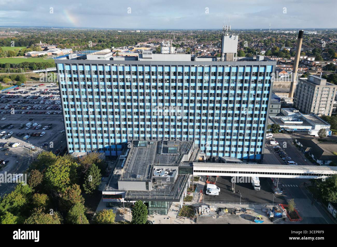 aerial view of Hull Royal infirmary, Hull University Teaching Hospitals ...