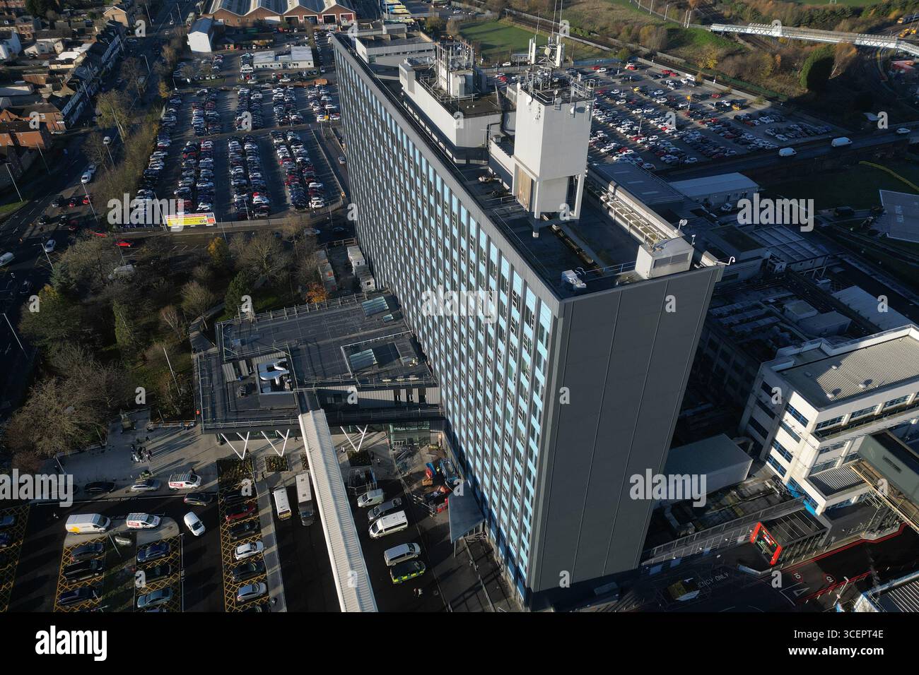aerial view of Hull Royal infirmary, Hull University Teaching Hospitals ...