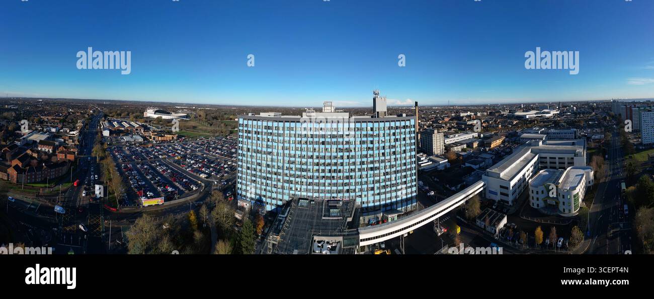 aerial view of Hull Royal infirmary, Hull University Teaching Hospitals ...