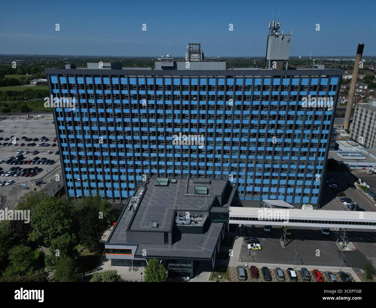 aerial view of Hull Royal infirmary, Hull University Teaching Hospitals ...