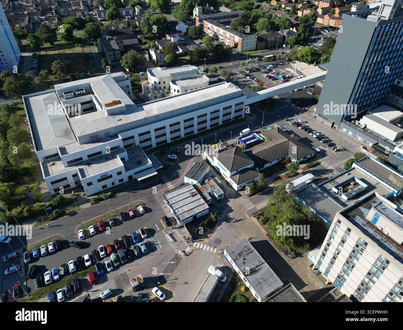 aerial view of Hull Royal infirmary, Hull University Teaching Hospitals ...