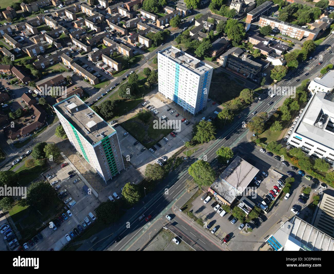 aerial view of Hull Royal infirmary, Hull University Teaching Hospitals ...