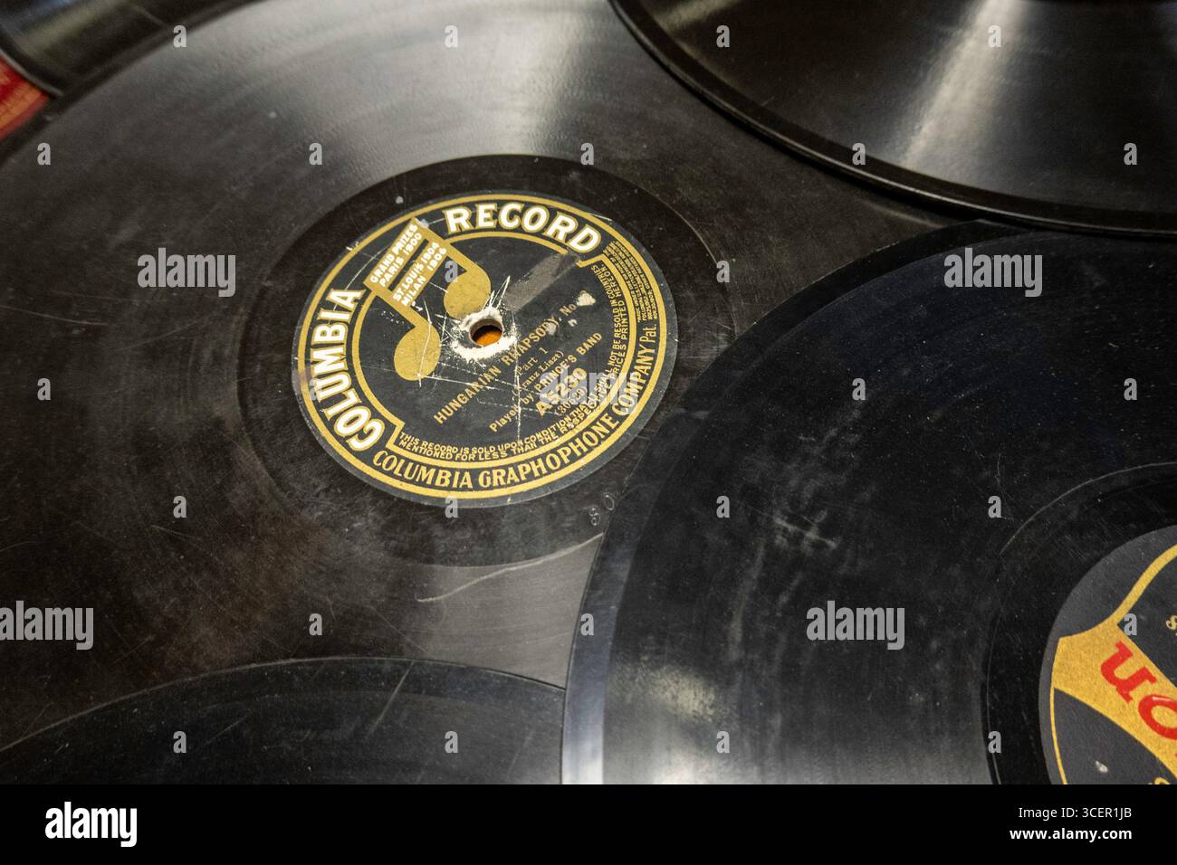Still life of vintage vinyl long play records, United States Stock ...