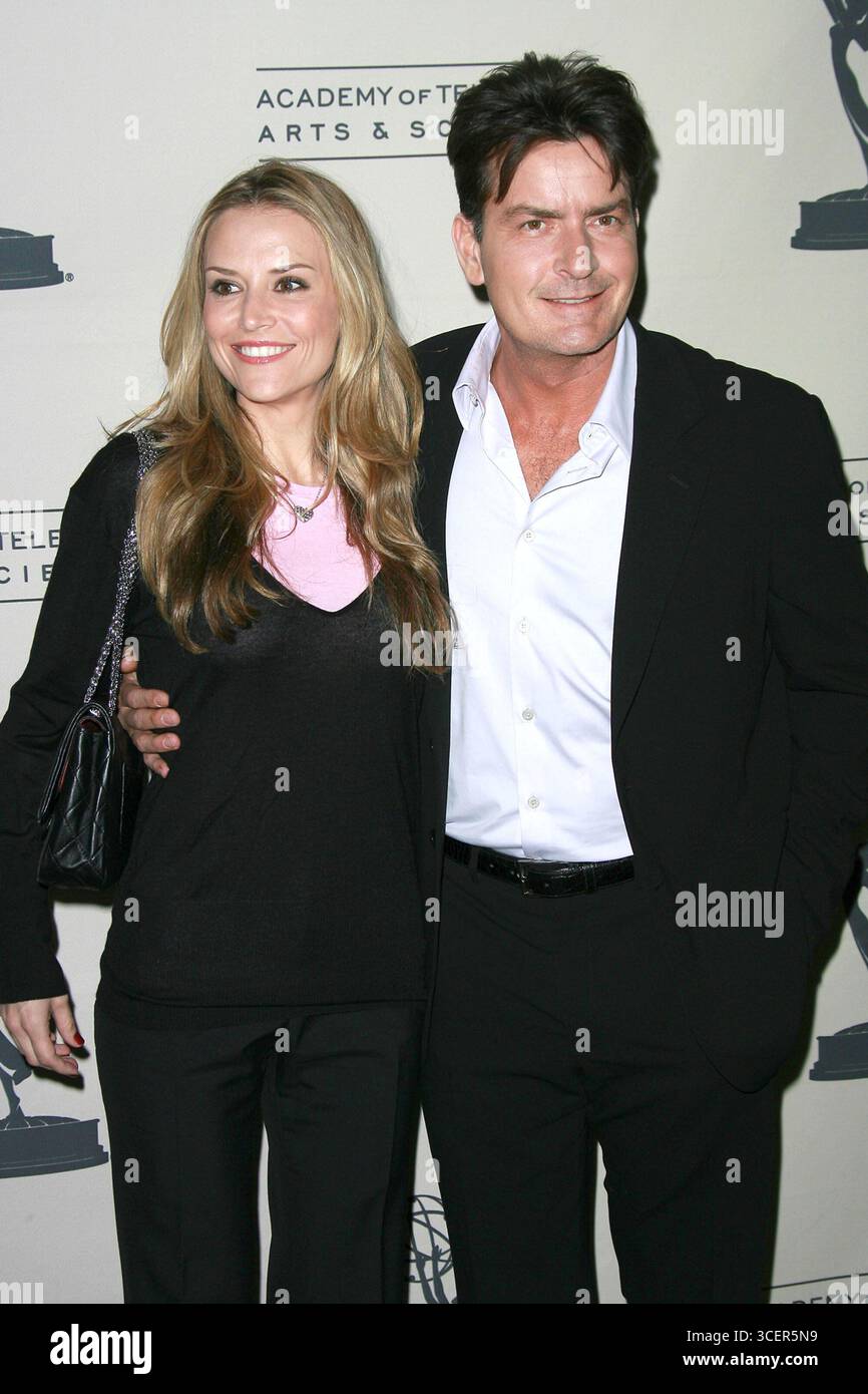 Charlie Sheen and Brooke Mueller at 'An Evening With The 2 and a Half ...
