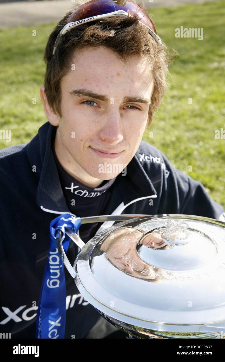 Nick Brodie (Oxford) at the photocall for the Oxford vs. Cambridge boat ...