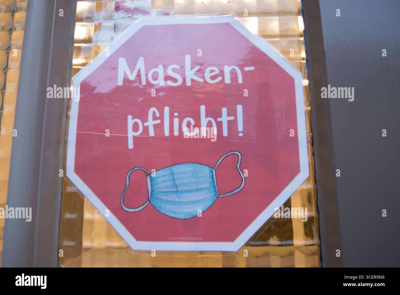 a corona protection ffp2 face mask, health and protection against ...